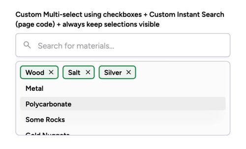 Custom Checkbox Dropdown for Webflow